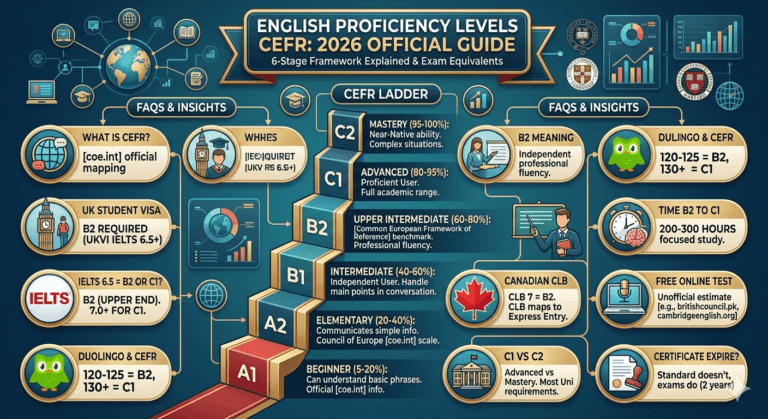 Learn English Proficiency Levels CEFR - Englopak | Study Abroad