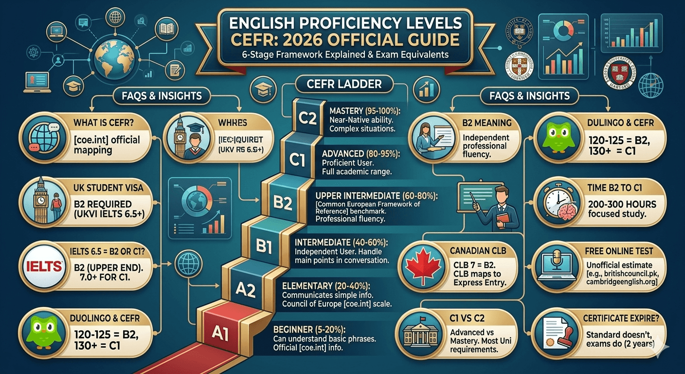 CEFR English Levels Explained (A1 to C2 Guide for Students & Study ...