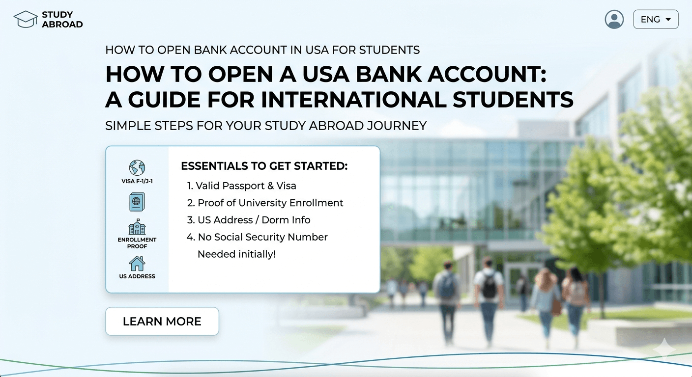 How to Open a Bank Account in USA for Students (Step-by-Step 2026 ...